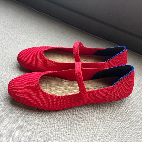 Rothy's | Shoes | Rothys The Max Square Maryjane In Red Crisp Size 95 ...
